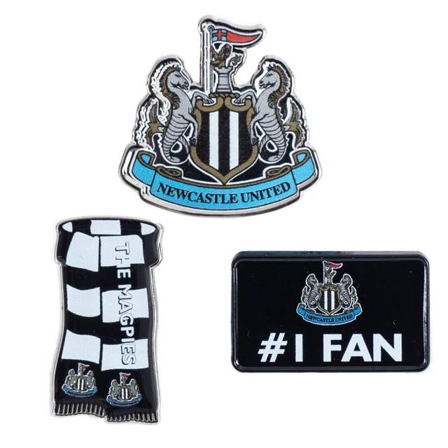 NEWCASTLE UNITED FC - 3pc Badge Set - New Badges - S300z £11.06 ...