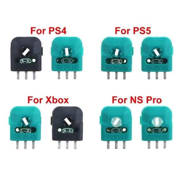 1 PAIR MICRO Joysticks Potentiometer for PS5/PS4/Switch/Pro/Xbox One ...
