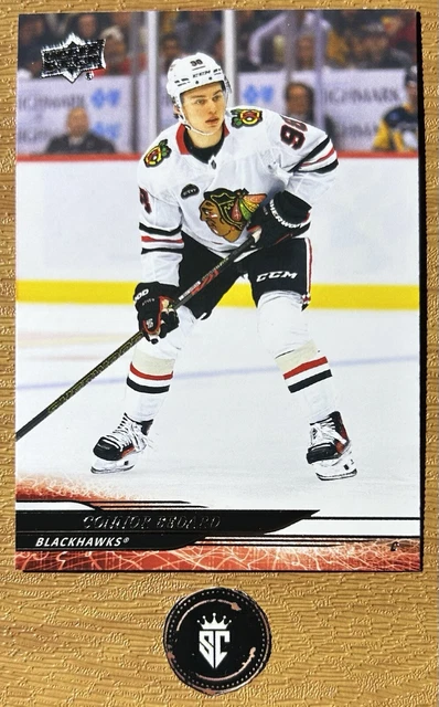 CONNOR BEDARD 2024-25 Upper Deck Series 1 Base Set Card #42 Chicago ...