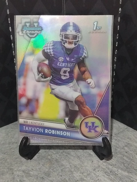 2023 BOWMAN U Chrome Draft Picks NFL Tayvion Robinson Kentucky #12 EUR ...