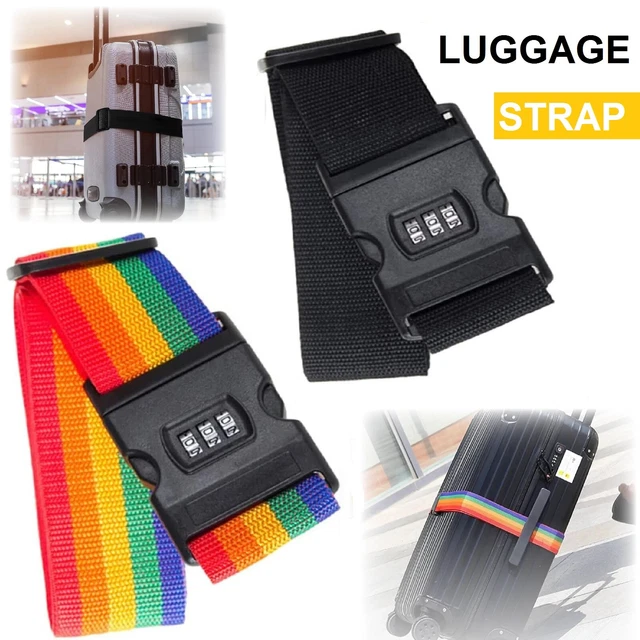 LUGGAGE STRAP CODE Password Travel Secure Lock Safe Nylon Packing Belt ...