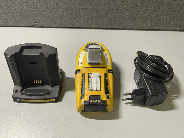 BW HONEYWELL GASALERT Micro 5 PID GAS Detector With Pump Module & Power ...