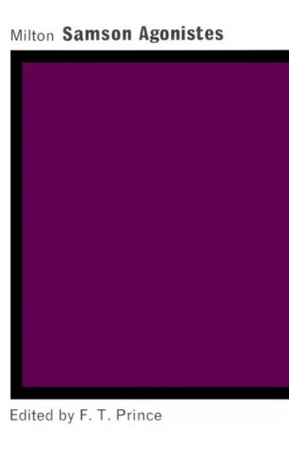 SAMSON AGONISTES JOHN Milton EUR 5,29 - PicClick FR