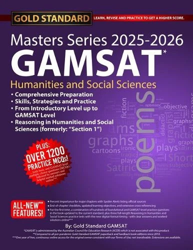 2025-2026 MASTERS SERIES GAMSAT Section 1 Preparation by Gold Standard ...