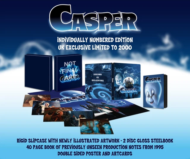 CASPER 30TH ANNIVERSARY Collector's Editio (4K UHD Blu-ray) (PRESALE 13 ...