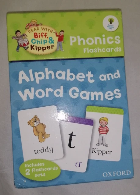 READ WITH BIFF Chip & Kipper Phonics Flashcards Alphabet and Word Games ...