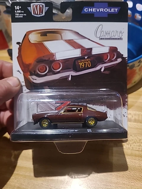 1/64TH M2 MACHINES Auto Drivers R95 1970 Chevrolet Camaro Z/28 RS CHASE ...
