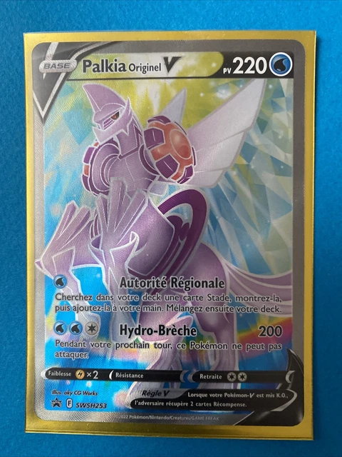 CARTE POKÉMON PALKIA Originel V - Épée Et Bouclier PROMO - SWSH253 - FR ...
