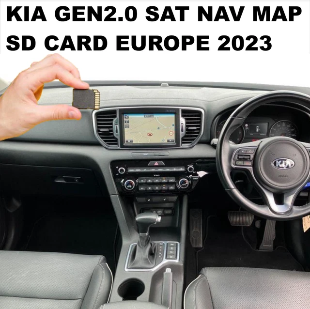 KIA / Hyundai Gen 2.0 2023 Sat Nav Map Update Navigation Sd Card ...