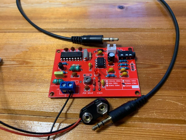 AM TRANSMITTER/MODULATOR, PANTRY transmitter, for vintage AM radio ...