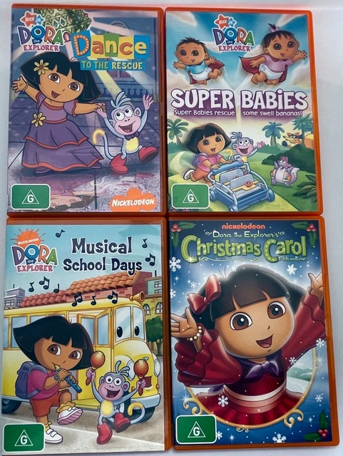 DORA EXPLORER DVD Bundle 4 DVDs + Bonus VHS Orange Video Kids ...