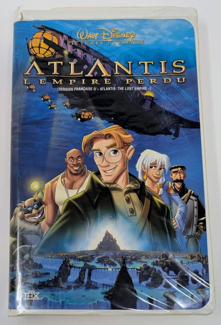 ATLANTIS - L'EMPIRE Perdu VHS (2001) - NTSC - French - VG/G (Tested) $9 ...