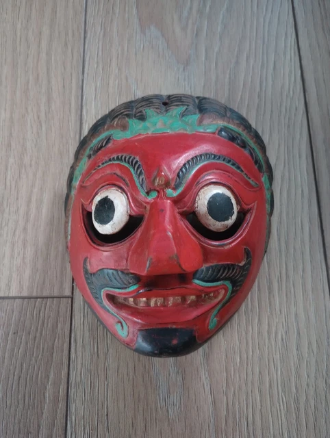 ORIGINAL INDONESIA TOPENG Folk Dance Mask Java EUR 58,41 - PicClick DE