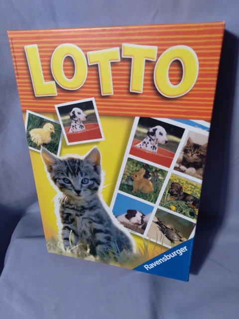 RAVENSBURGER BABY ANIMAL Lotto Memory Matching Game 2003 Complete £18. ...