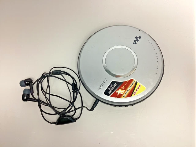 SONY WALKMAN D-EJ011 Portable CD Player w Earbuds, Digital Mega Bass ...