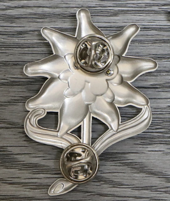 GERMAN WW2 MOUNTAIN Troops Edelweiss Elite Wehrmacht Hat Lapel Pin ...