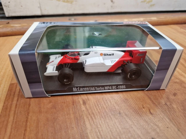 RBA ATLAS EDITIONS 1/43 Mlaren Tag Turbo Mp4/2C Alain Prost Diecast F1 ...