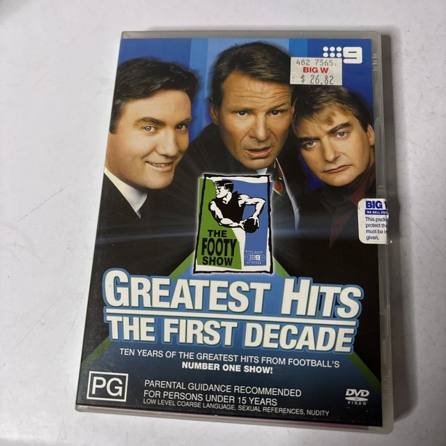 THE FOOTY SHOW Greatest Hits - The First Decade (DVD, 1994) All Regions ...