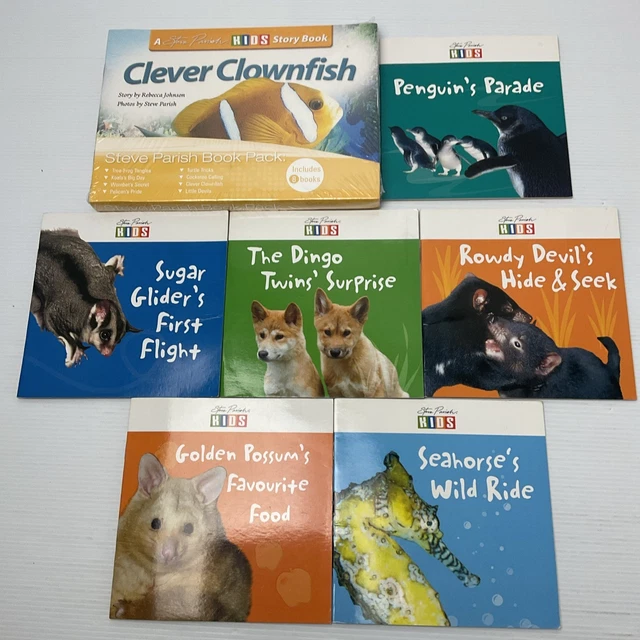 STEVE PARISH KIDS Lot x14 Stories Reader Joey Wombat Possum Devil Pb ...
