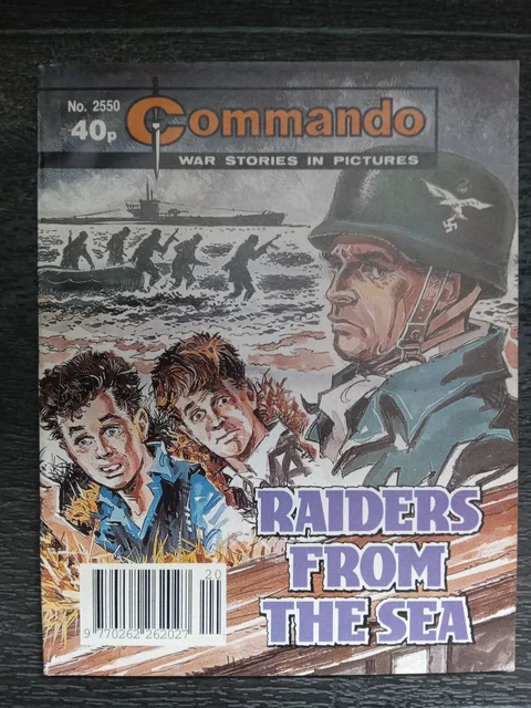 COMMANDO COMIC NUMBER 2550 Raiders From The Sea Military Action Comic ...