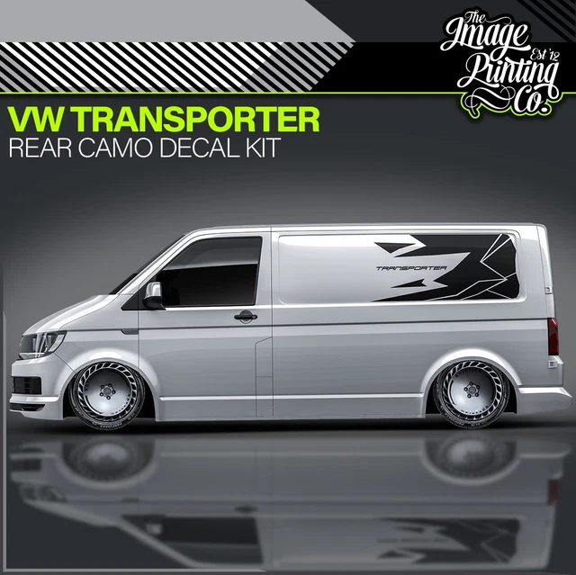 TRANSPORTER REAR CAMO Vinyl Decal Kit - T4 T5 T6 - Sticker - Camper ...