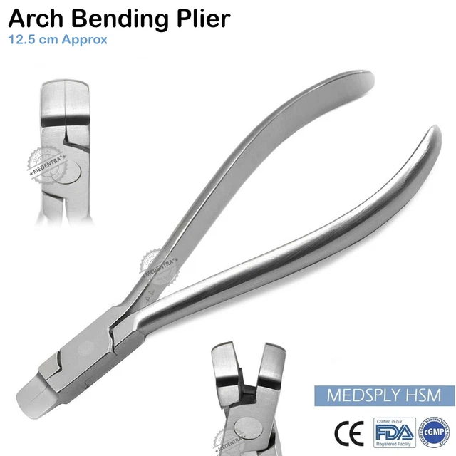 FLAT NOSE PLIER Orthodontic Arch Wire Loop Forming Wire Adjusting ...
