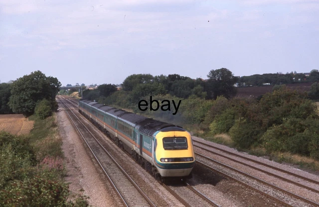 35MM RAILWAY SLIDE- HST Class 43. 43054 & 43050 @ Cossington £2.99 ...