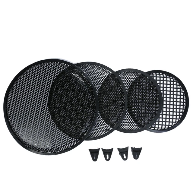 8/10/12 INCH GRILL Mesh Black for Car Subwoofers and Loudspeakers ...