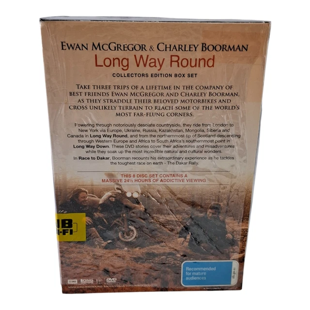 LONG WAY ROUND Complete Series 8-Disc DVD Collectors Edition Box Set ...