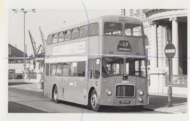 BUS PHOTO OF A Ribble Photograph Leyland Titan Pd3/5 Number 1835 ...