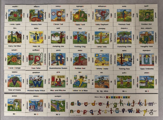 LETTERLAND MUNCHING MIKE’S Mix and Match Word Game with 31 puzzles in ...
