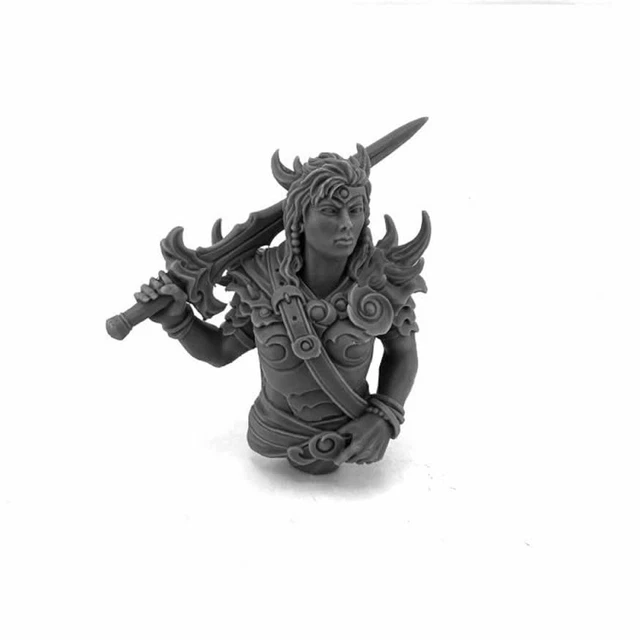 REAPER MINIATURES FEMALE Warrior Bust Miniature Figure Reaper ...