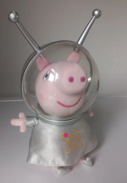 PEPPA PIG 6” - Astronaut Soft Toy, With Plastic Space Helmet. (no sound ...