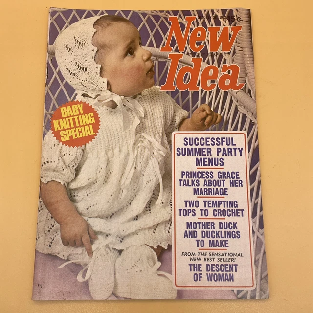 NEW IDEA MAGAZINE 28 October 1972 Australia Vintage £7.25 - PicClick UK