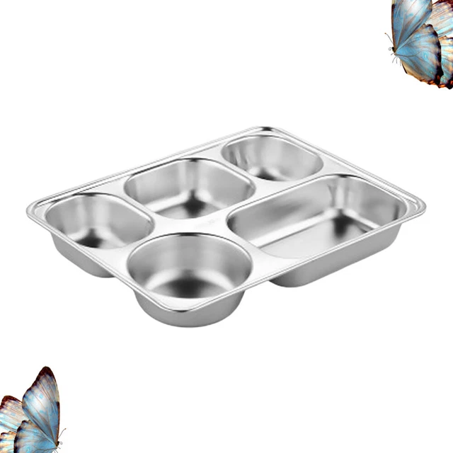 ASSIETTES RÉUTILISABLES RÉCIPIENT Alimentaire Plateau Repas ...