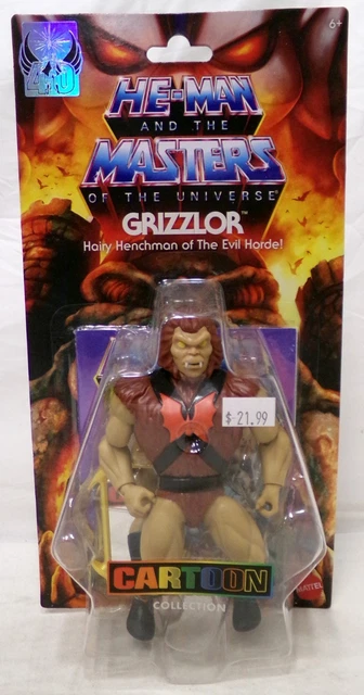 MATTEL MASTERS DEL Universo MOTU Orígenes Cartoon Grizzlor Figura De 5. ...