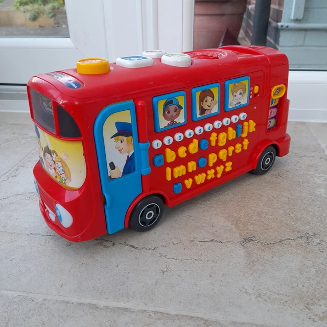 VTECH PLAYTIME Bus Educational Toy Musical Phonics Sounds Talking £6.95 ...