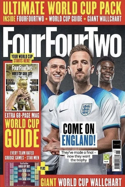 NEW FOUR FOUR Two Magazine #343-September 2022-Haaland-Lioneses £9.93 ...