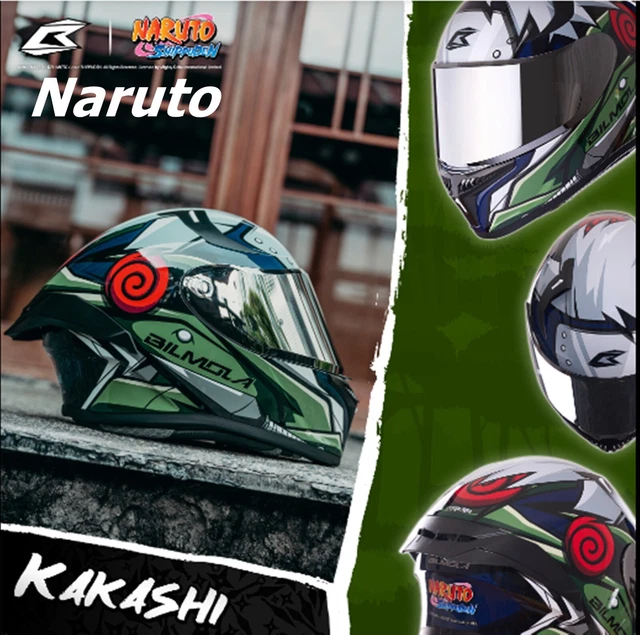 MOTORCYCLE HELMET BILMOLA x Naruto Kakashi Limited Edition Full Face ...