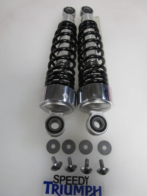 TRIUMPH BONNEVILLE T120 Rear Shocks Rear Suspension Plus Screws ...