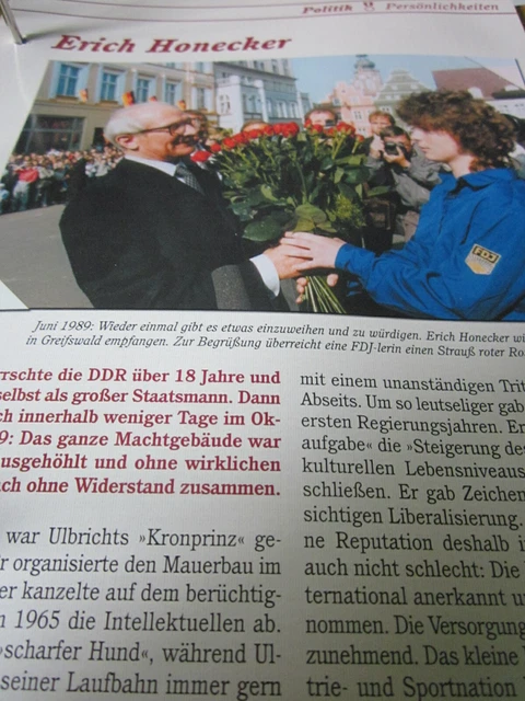 DAS WAR DIE DDR N Politik Persönlichkeiten Erich Honecker EUR 4,38 ...