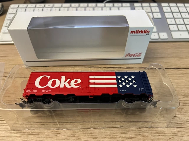 MÄRKLIN H0 45686-01 US Wagon Coca Cola Coke État Neuf Sans Emballage D ...