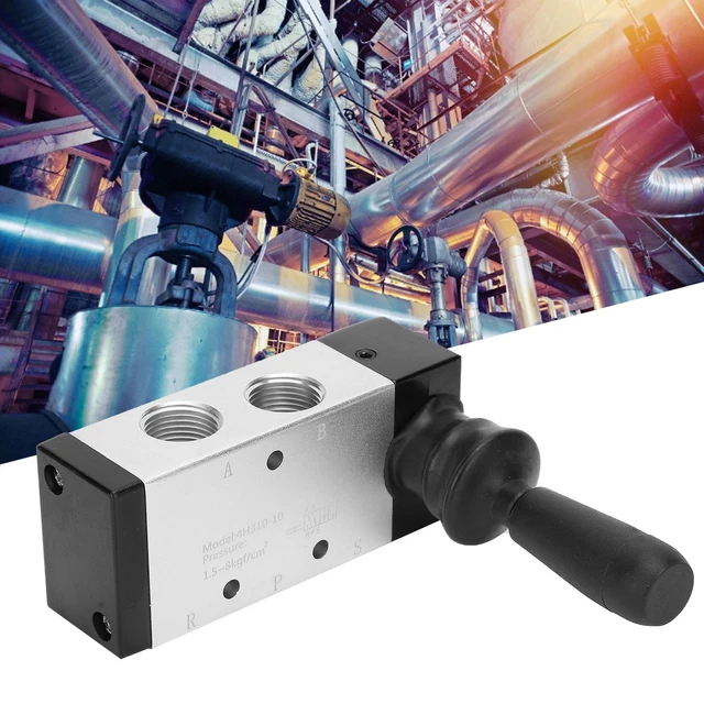 PNEUMATIC AIR VALVE Hand Pull Lever Control Switches 4H310‑10 0-0.8Mpa ...