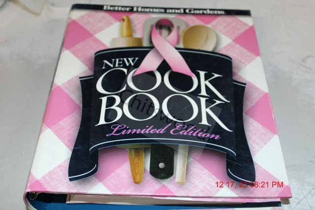 *SEALED* BETTER HOMES & GARDENS NEW COOKBOOK PINK RIBBON LIMITED 12th ...
