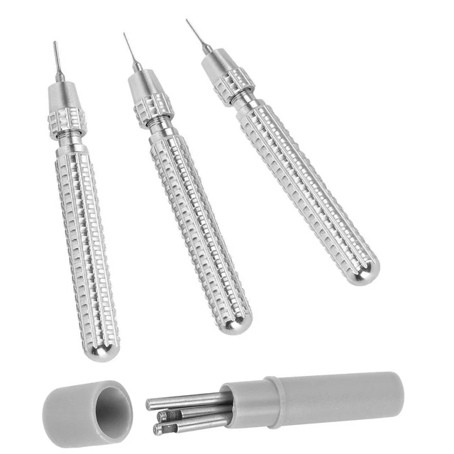 0.6+0.7+0.9MM ASSORTED WATCH Strap Punch Needle Band Adjuster Remover ...