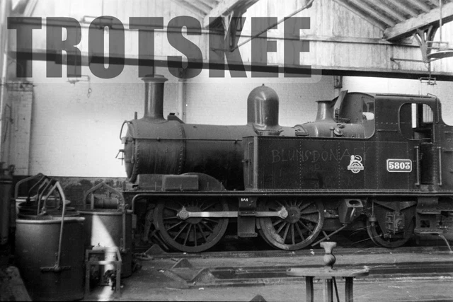 35MM NEGATIVE BR British Railways Steam Loco 5803 Class 5800 c1951 £5. ...
