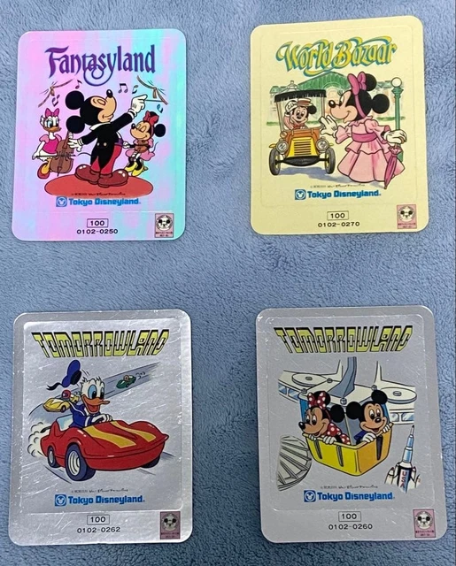 DISNEY TOKYO DISNEYLAND Retro Stickers from the Park's Early Days Set ...