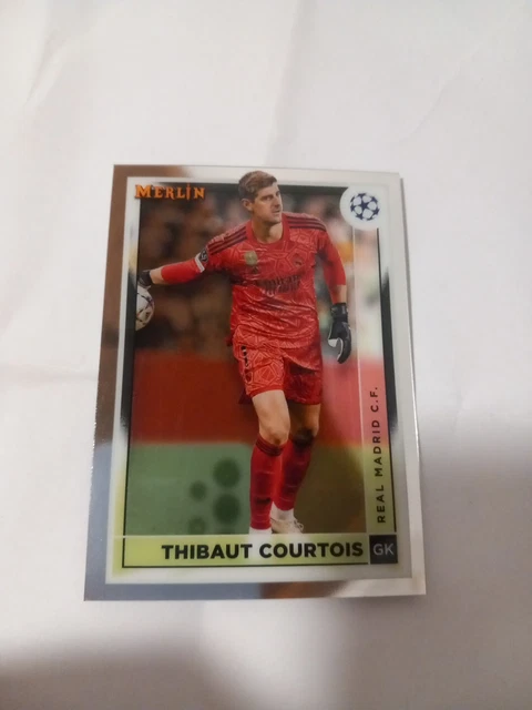 TRADING CARD THIBAUT Courtois Real Madrid NEW £1.04 - PicClick UK
