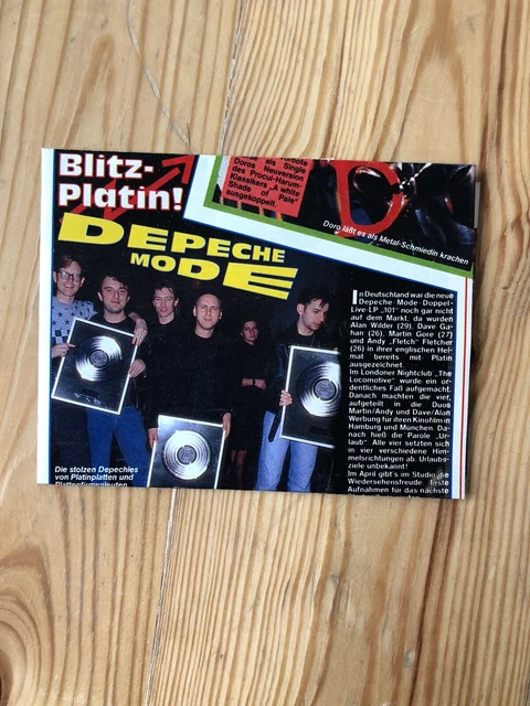 BRAVO POSTER / Depeche Mode-Mini Bericht / 80-er EUR 1,00 - PicClick DE