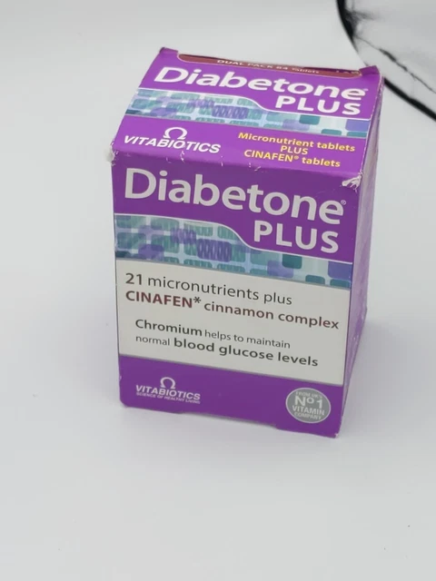 VITABIOTICS DIABETONE PLUS - 84 Tablets/Capsules £12.00 - PicClick UK